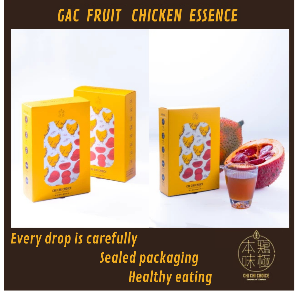 [Chi Chi Choice] Chicken & GAC Fruit Essence 50ml x 5 sachets – AMA ...